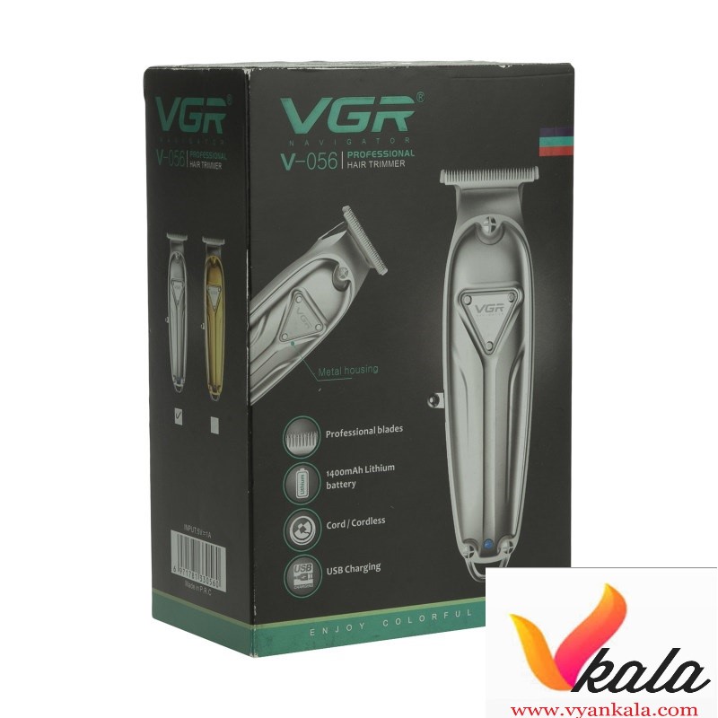 ماشین اصلاح موی سر و صورت و بدن وی جی ار مدل V-056 - فروشگاه ویان کالا