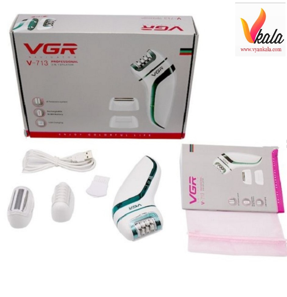 اپیلاتور 3 کاره وی جی آر مدل VGR V-713 ا VGR-713 - فروشگاه ویان کالا